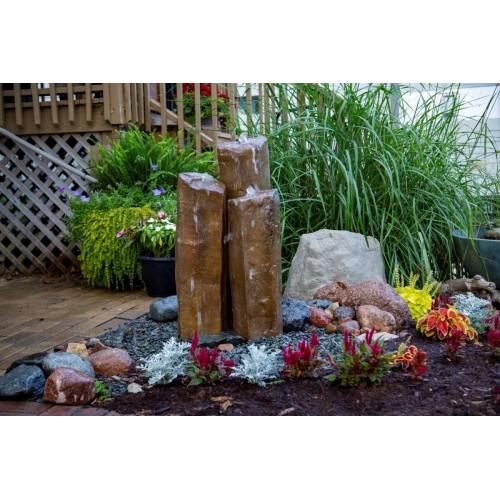 Aquascape Faux Basalt Column Fountain Kit, Set of 3